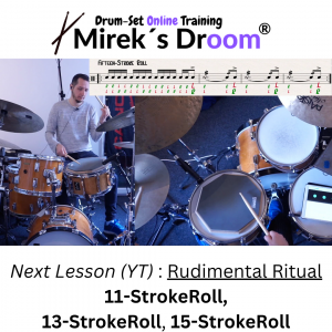 11- StrokeRoll 13- StrokeRoll und 15- StrokeRoll